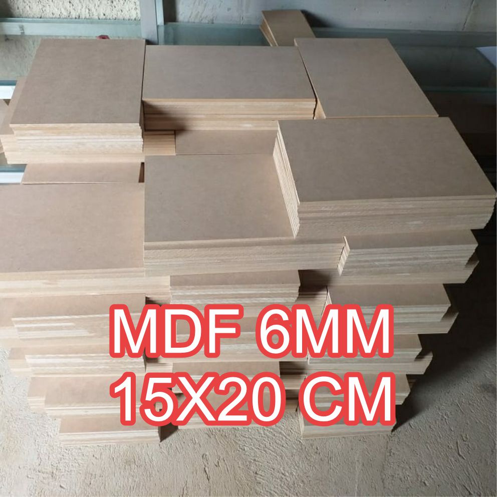 Jual Papan MDF, Kayu MDF, MDF 6mm Ukuran 15*20 CM | Shopee Indonesia