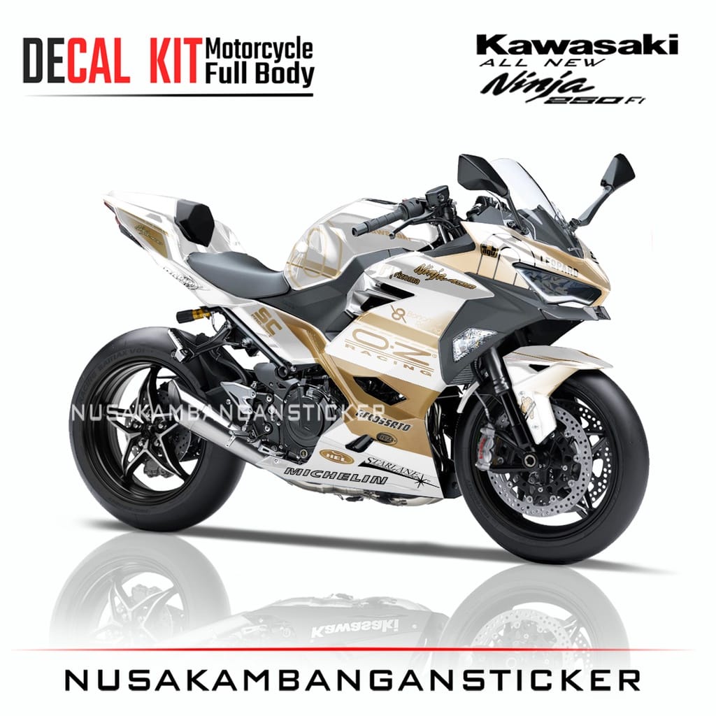 Jual STIKER DECAL SEPEDA MOTOR KAWASAKI NINJA 250 FI ALL NEW FULL BODY ...