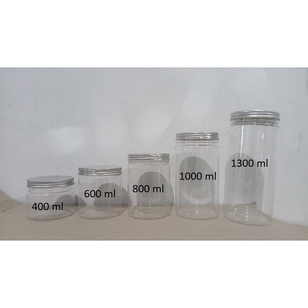 Jual Toples Tabung SILINDER PLASTIK TUTUP ALUMUNIUM 400 ml 600 ml 800 ...