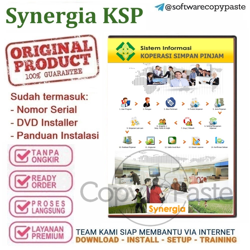 Jual Software Koperasi Simpan Pinjam - Synergia KSP versi 2.2 | Shopee Indonesia