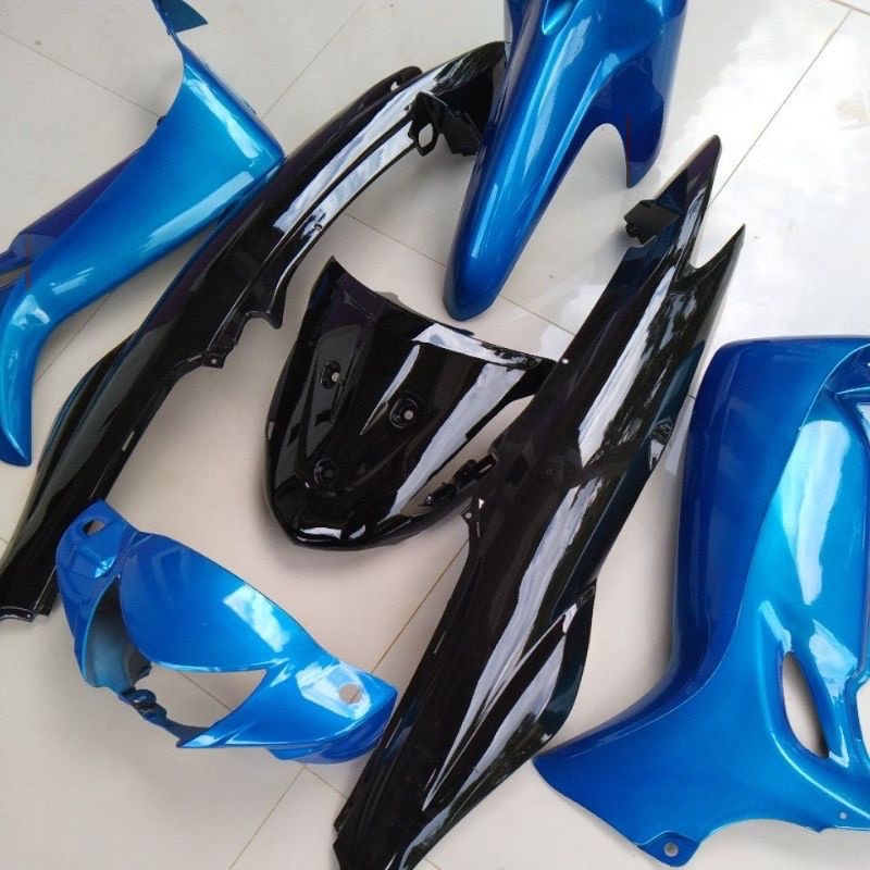Jual FULL BODY HALUS SMASH 110 NEW BIRU HITAM | Shopee Indonesia