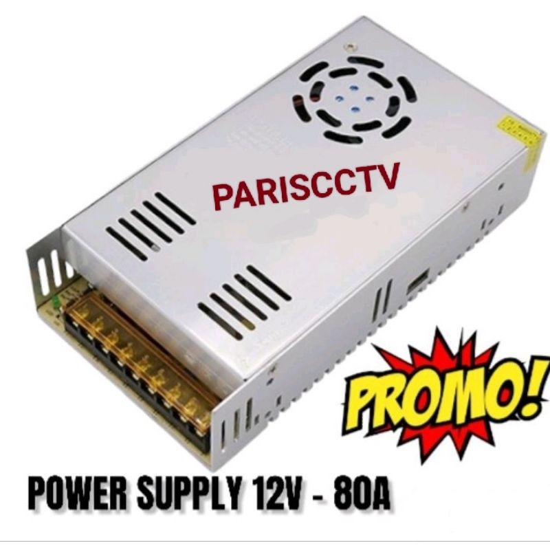 Jual Adaptor 12V 80A Power Supply Switching LED Jaring 80 Ampere 12 ...