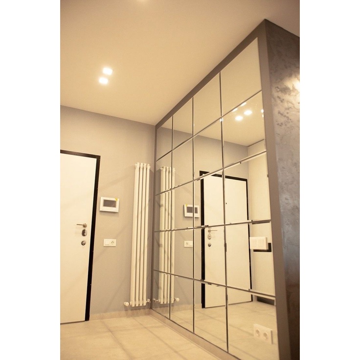 Jual Kaca Cermin Asli Kotak Ukuran 24CM x 24CM (Paket Isi 20 Pcs) Wall ...