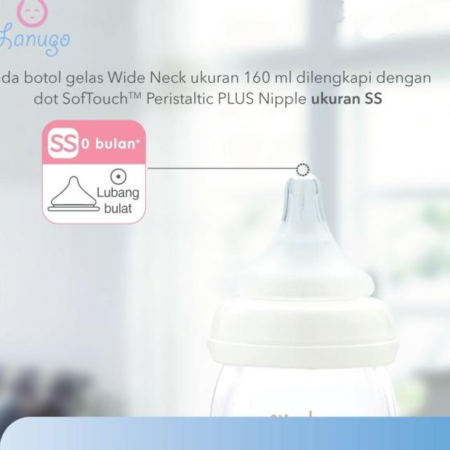 Jual Pigeon Wide Neck 160ml 240ml / Pigeon Botol Susu Peristaltic Plus - Putih, 160 ML | Shopee ...