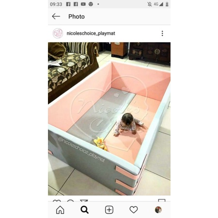 Jual playgate baby pagar bayi 3 in 1 matras,baby box dan pagar | Shopee ...