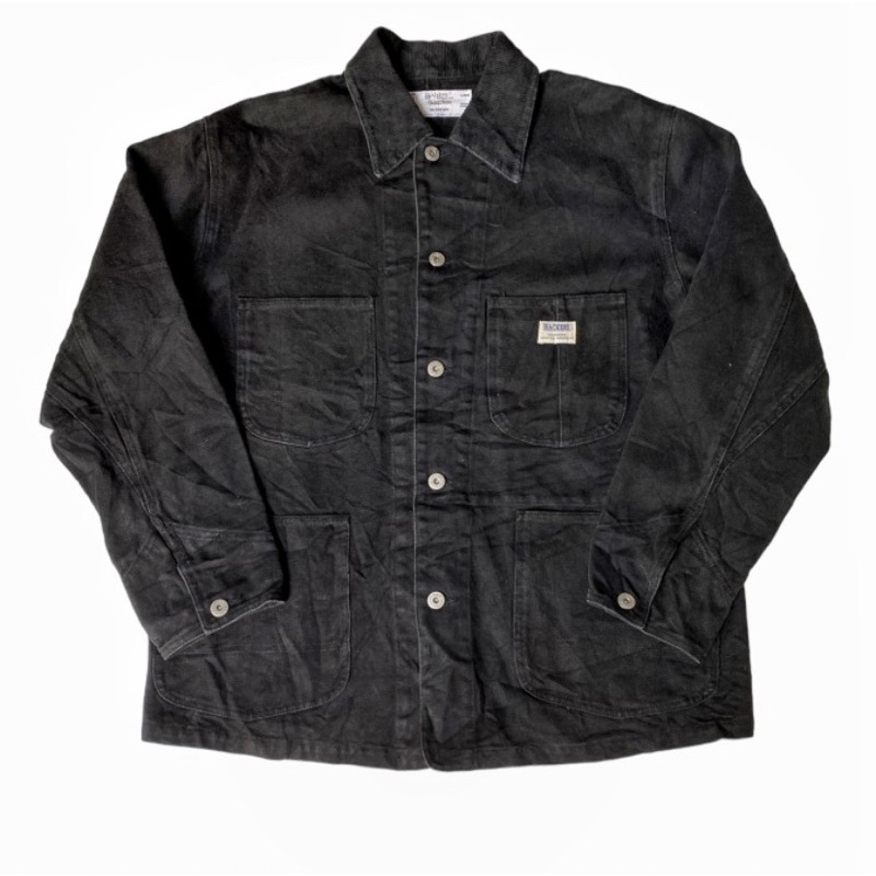 Jual Vintage Chore Jacket Duck Canvas Work Wear Jacket With Corduroy ...