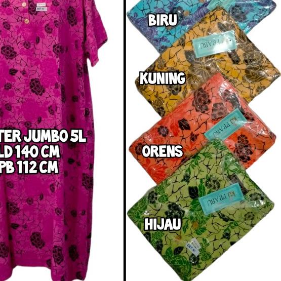 Jual Daster Batik Kencana Ungu Super Jumbo 5L Prabu hitam | Shopee ...