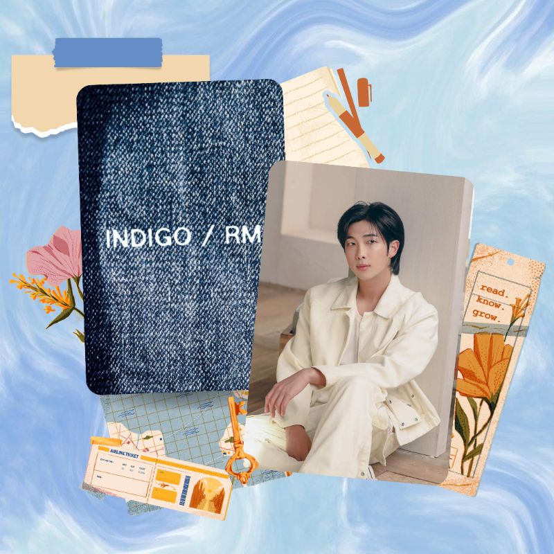 Jual ꒰ winter scenery ꒱ Photocard RM Namjoon BTS - Indigo Photo Concept | 1 set dapat 7 ...