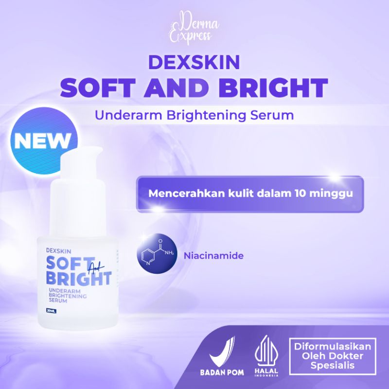 Jual Derma Express Soft And Bright Underarm Brightening Serum 20 ml ...