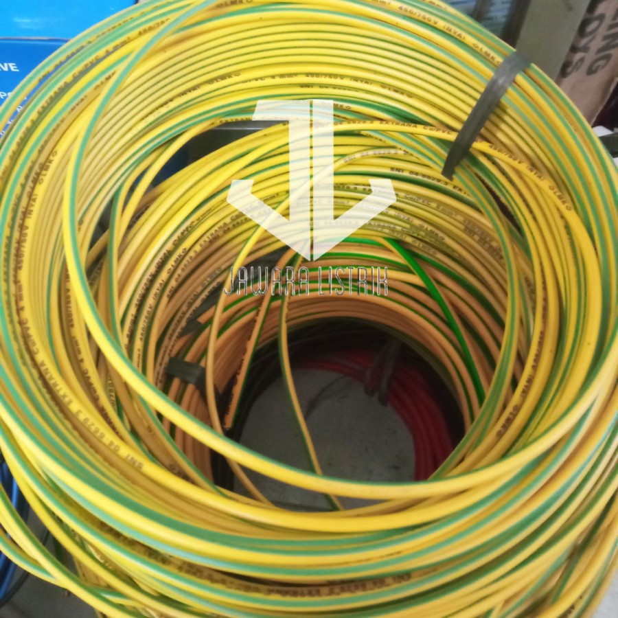 Jual KABEL GROUDING NYA 6MM METERAN KUNING HIJAU | Shopee Indonesia