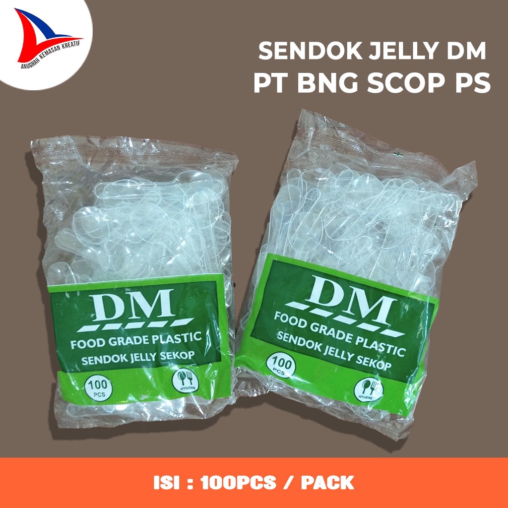 Jual SENDOK JELLY DM BENING DAN WARNA ISI 100 PCS | Shopee Indonesia