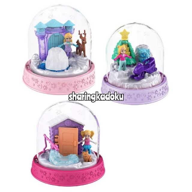 Jual polly pocket micro rocket pogo gogo polly queen shani mainan ...