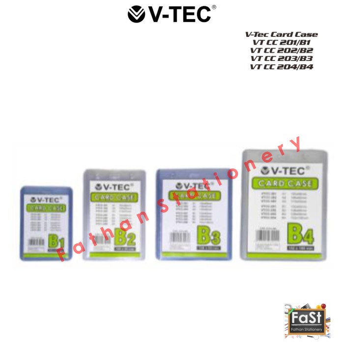 Jual Id Tag Id Card Case V-Tec Ukuran B1,B2,B3,B4 | Shopee Indonesia