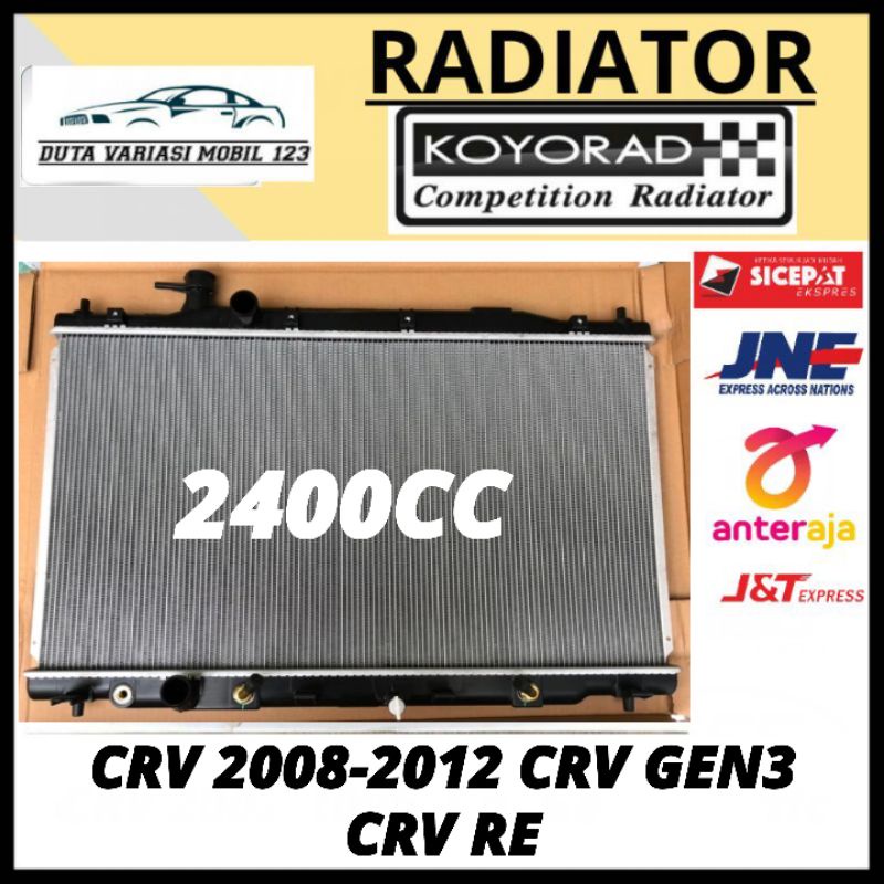 Jual RADIATOR CRV 2008 2009 2010 2011 2012 CRV GEN-3 CRV RE 2400CC MATIC - KOYORAD | Shopee ...