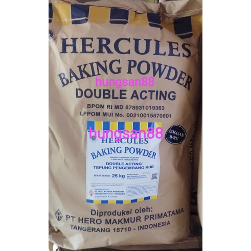 Jual Baking Powder Hercules 25kg (jaminan produk Asli), pengembang kue ...