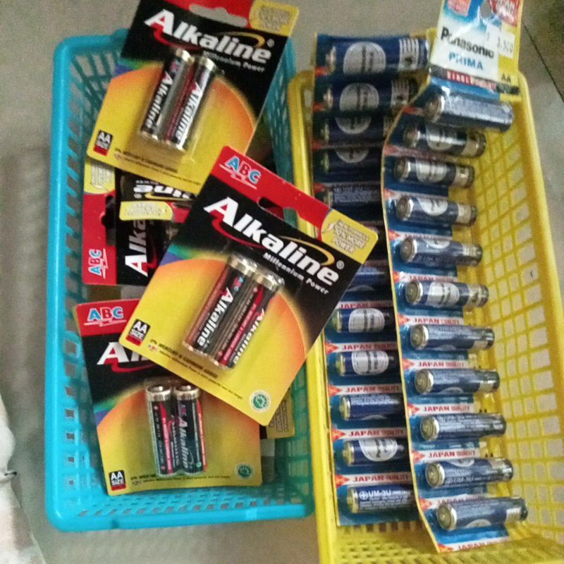 Jual BATU BATERAI A2 AA ALKALINE.PANASONIC.BATU BATERAI GP HIGH VOLTAGE ...