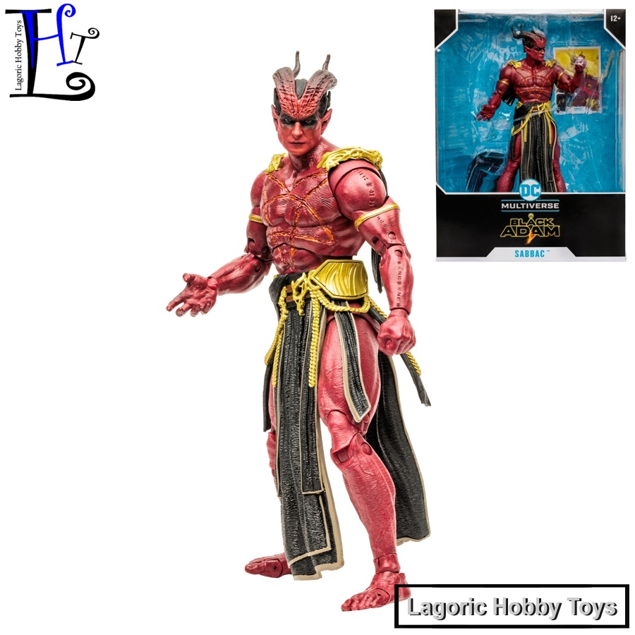 Jual McFarlane Toys DC Sabbac Black Adam Multiverse Mainan Figure ...