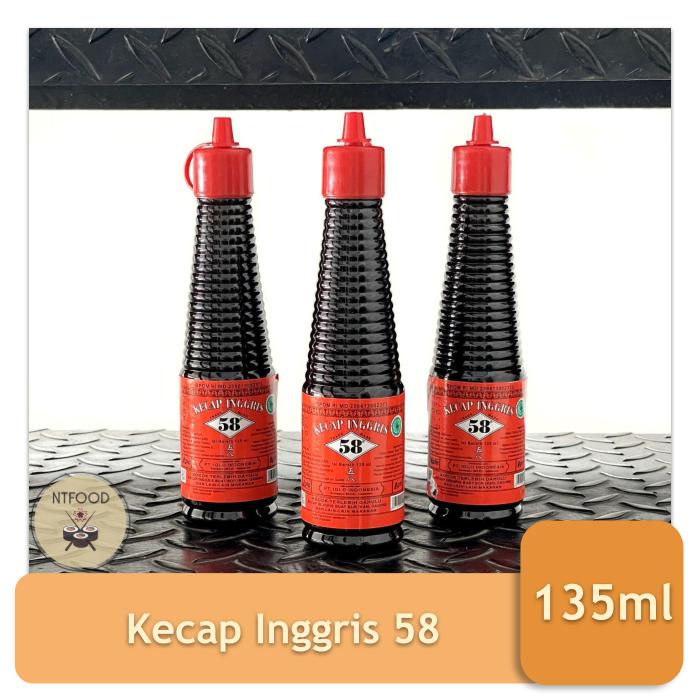 Jual Kecap Inggris Saos 58 135ml Halal | Shopee Indonesia
