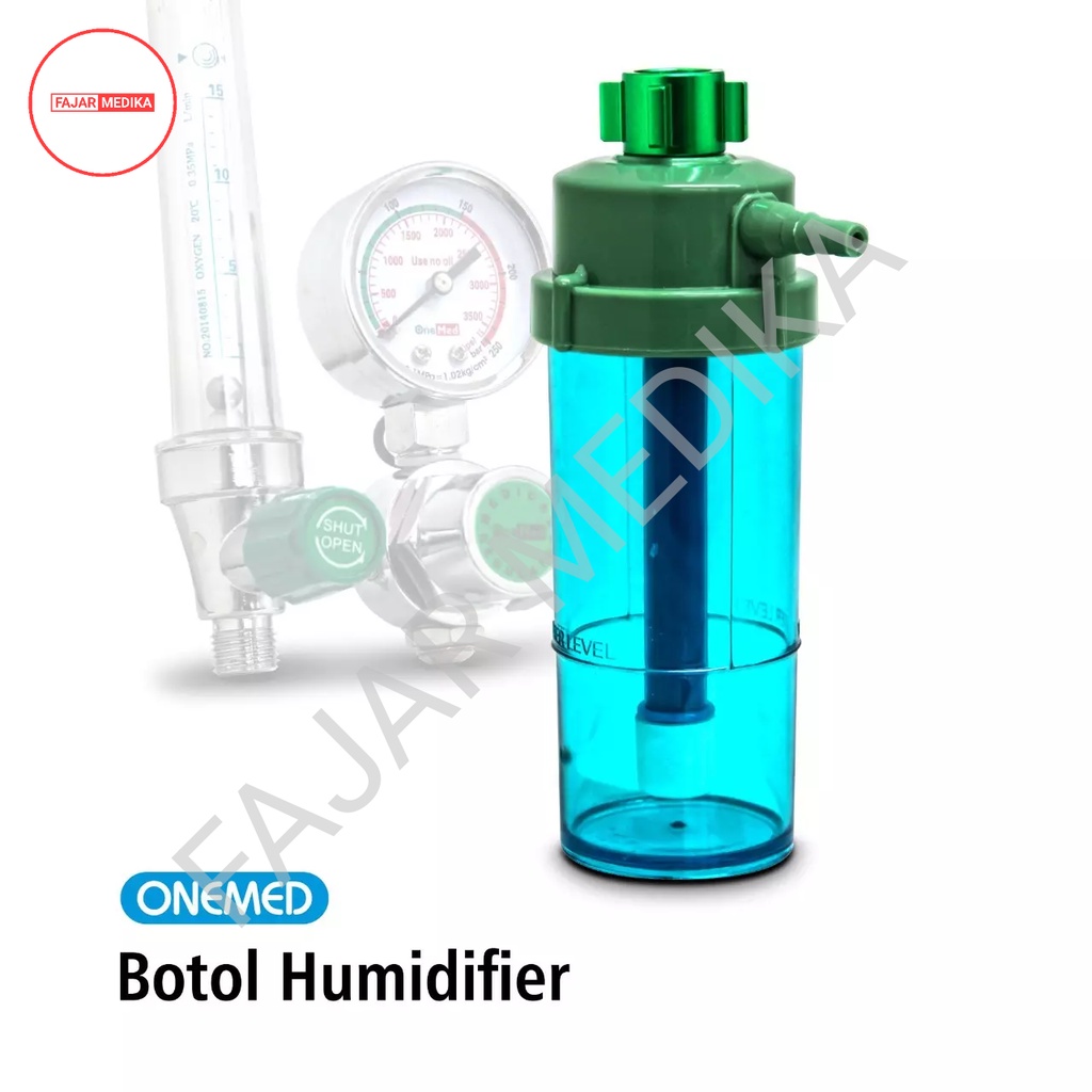 Jual Tabung / Botol Regulator Oksigenl Humadifier OneMed by Fajar ...