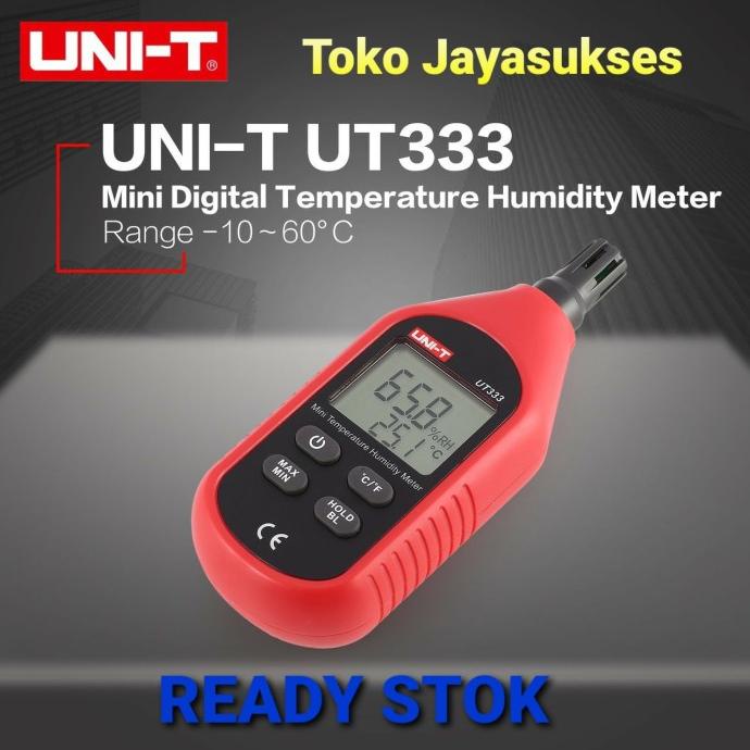Jual UNI-T UT333 DIGITAL THERMOMETER HYGROMETER TEMPERATURE HUMIDITY ...