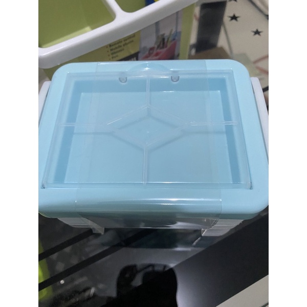 Jual MR DIY Two layer storage box (photocard mini container) kotak ...