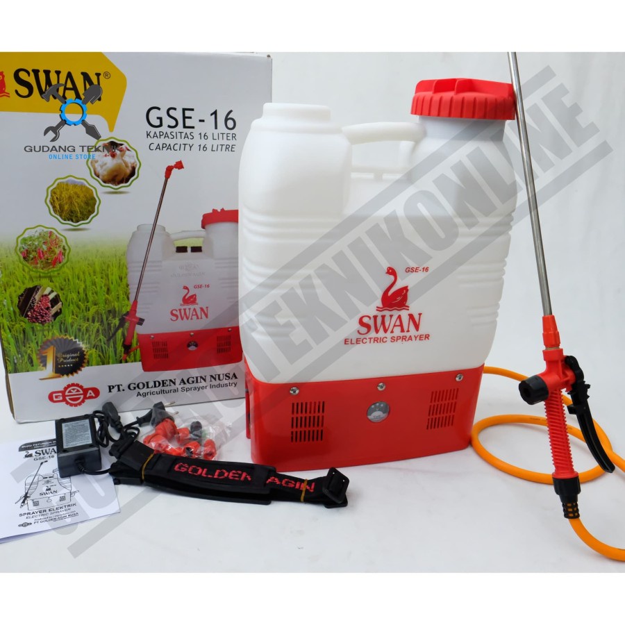 Jual Sprayer Hama Elektrik 16L SWAN F16 / Alat Semprot Semprotan Obat ...
