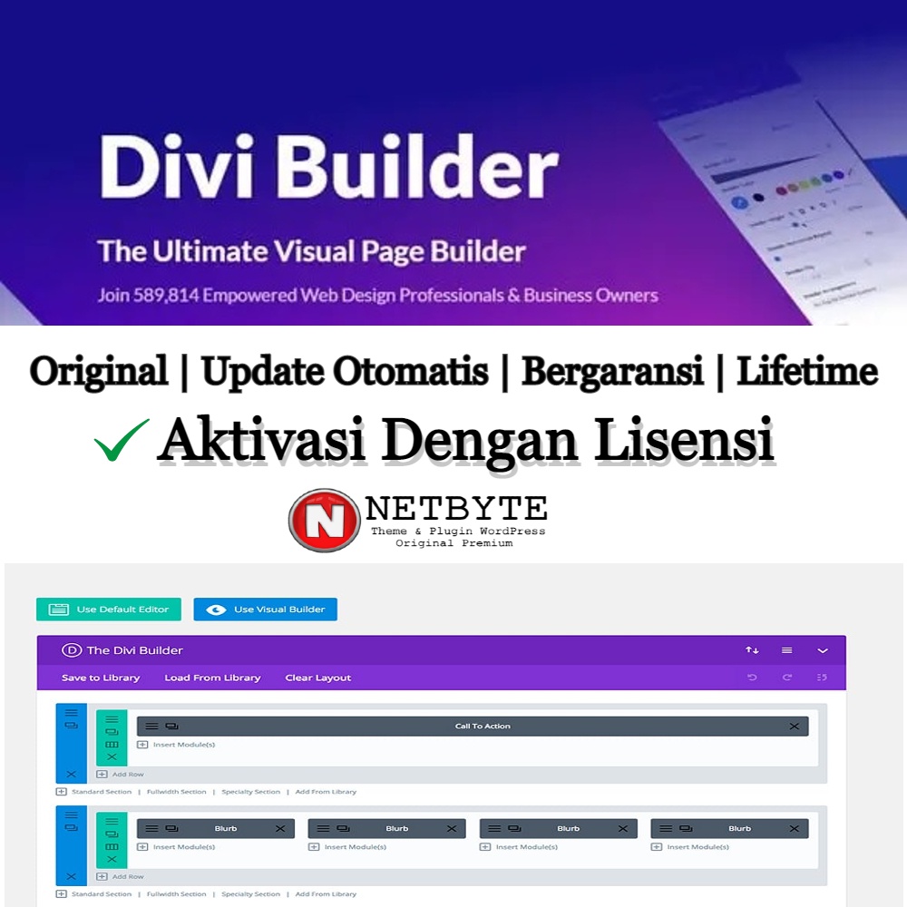 Jual Divi Builder Lifetime [Original, Update Otomatis, Bergaransi] | Shopee Indonesia