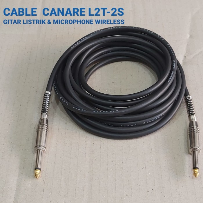 Jual KABEL JACK GITAR LISTRIK AKAI TO AKAI LULUS CANARE L2T-2S 5 METER ...