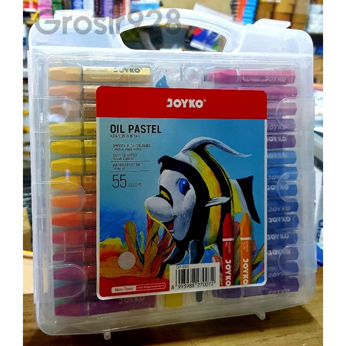 Jual Crayon / Oil Pastel / Krayon Minyak Joyko 55 Warna | Shopee Indonesia