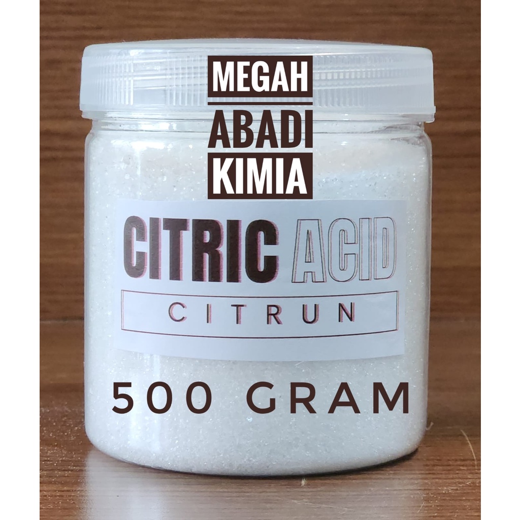 Jual Citric Acid Monohydrate / Asam Sitrat / Asam Sitrun / 500 Gram ...