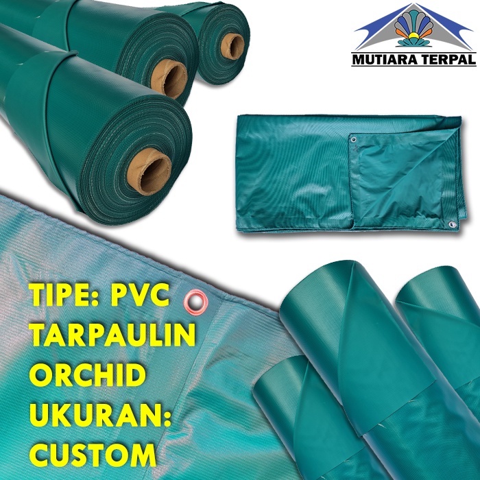 Jual Terpal Karet PVC Orchid Custom Ukuran (Harga Per Meter Persegi ...