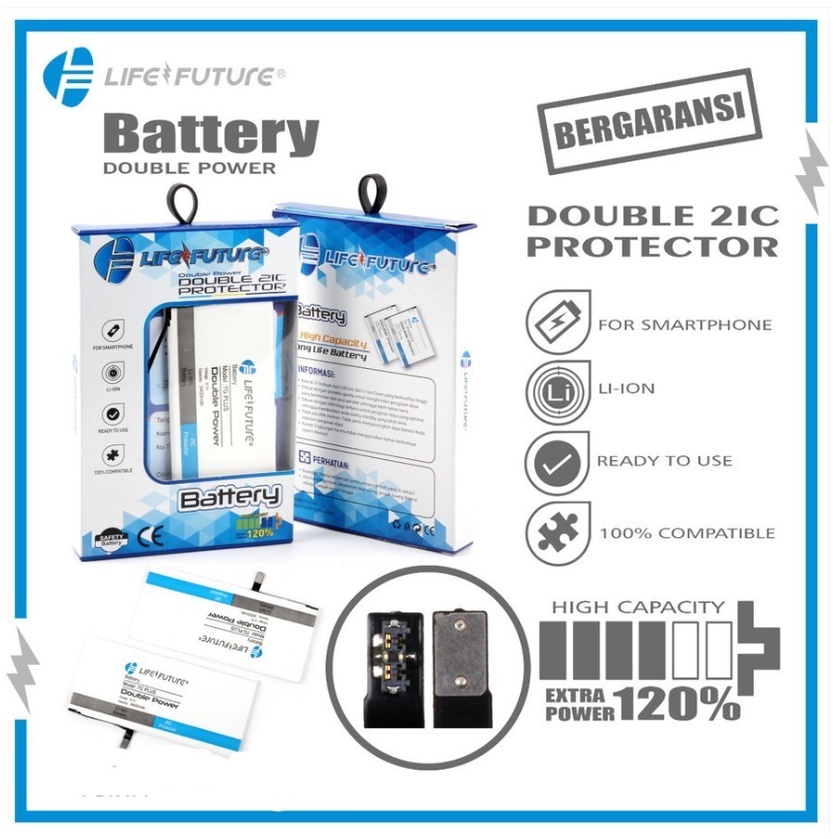 Jual Baterai IPH 7 Plus Life Future | Shopee Indonesia