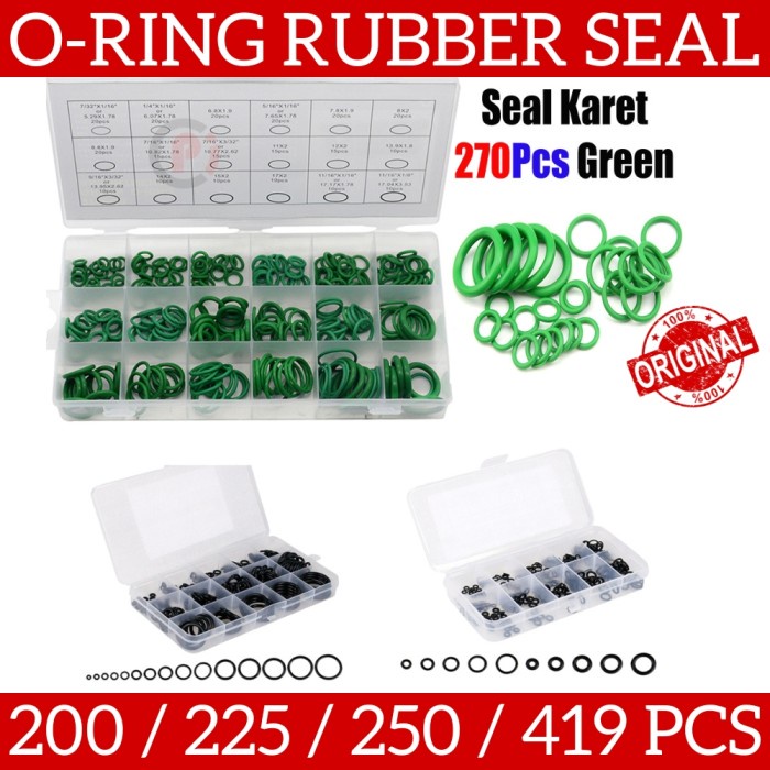 Jual Karet Rubber O Ring Seal Tightening Anti Bocor Sil Pipa Pneumatic DLL Banyak Ukuran ...