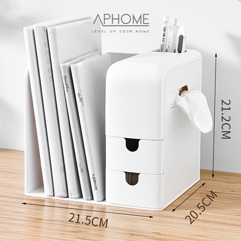 Jual APHOME Desk Organizer Rak Buku Meja Tempat Penyimpanan Alat Tulis ...