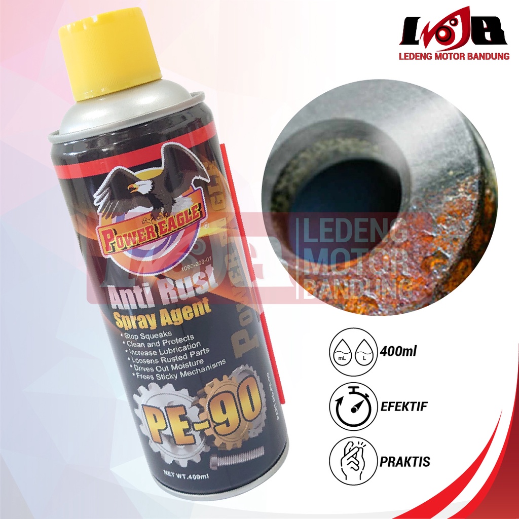 Jual Power Eagle Lubricant Anti Karat PE-90 Penetrant Pelumas Korosi ...
