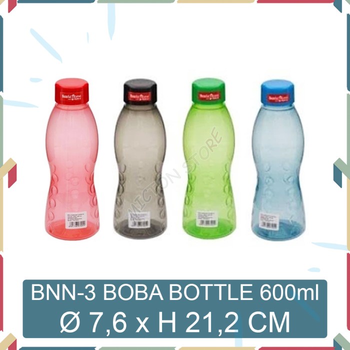 Jual MICTON Lion Star Basic Home BNN-3 Boba Bottle 600ml Botol Minum Air | Shopee Indonesia