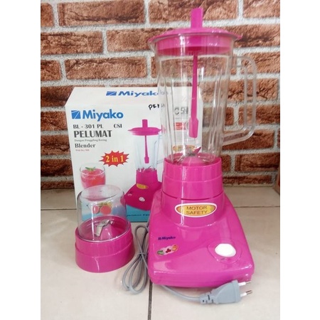 Jual Miyako Blender/Pelumat Plastik 2in1 BL 301 PL csi | Shopee Indonesia
