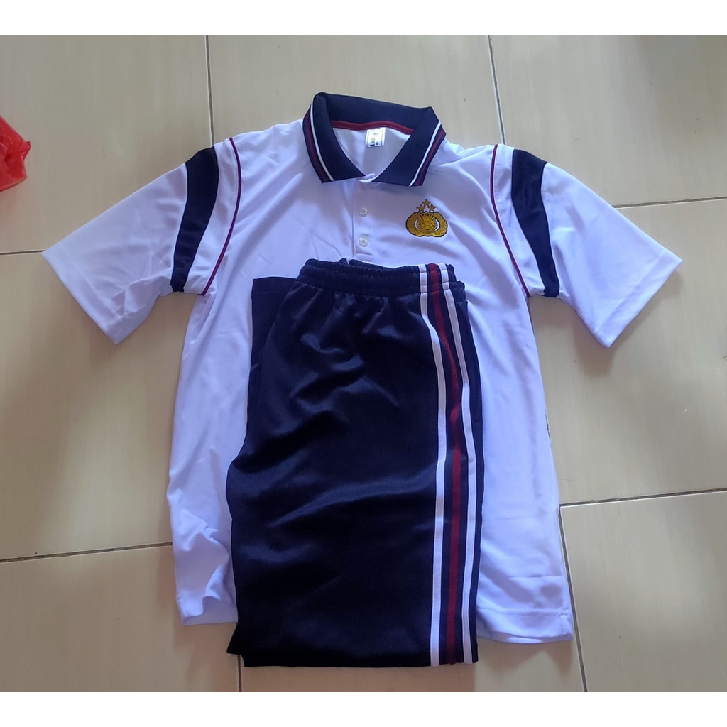 Jual seragam training polri hitam putih | Shopee Indonesia