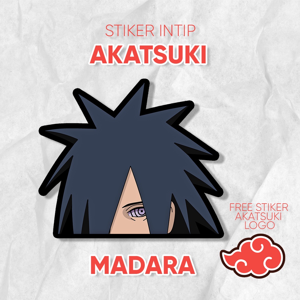 Jual Stiker Intip Akatsuki Anime Naruto / Sticker Waterproof | Shopee ...