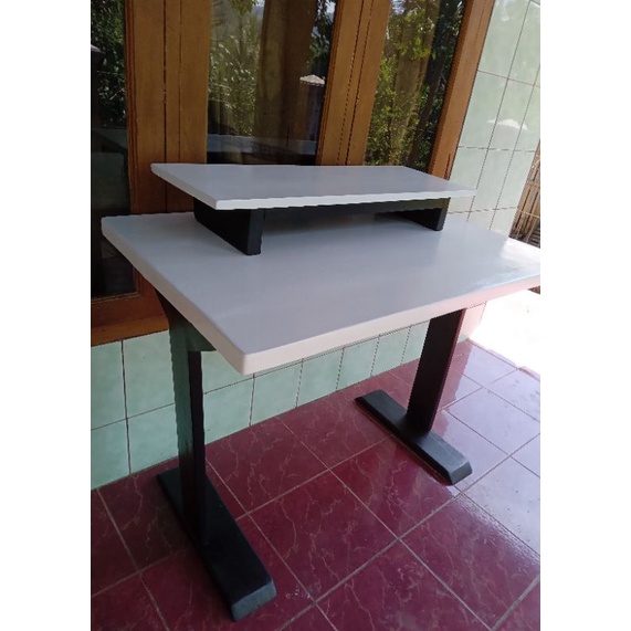 Jual table computer/wood table/meja komputer/meja kerja/meja gaming ...