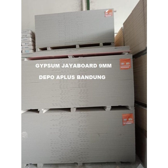 Jual Plafon Gypsum Jayaboard / gipsum jaya board 9mm | Shopee Indonesia