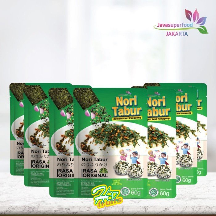 Jual Java Super Food Nori Tabur Rumput Laut Panggang Original - 60 Gram ...