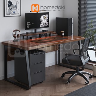 Jual Homedoki Meja Kerja/ Meja Kantor/ Meja Belajar/ Office Table/ Meja Kayu Minimalis | Shopee ...