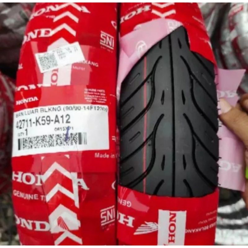 Jual BAN HONDA FEDERAL 90/90/14 TUBLES ORIGINAL FREE PENTIL TUBLES ...