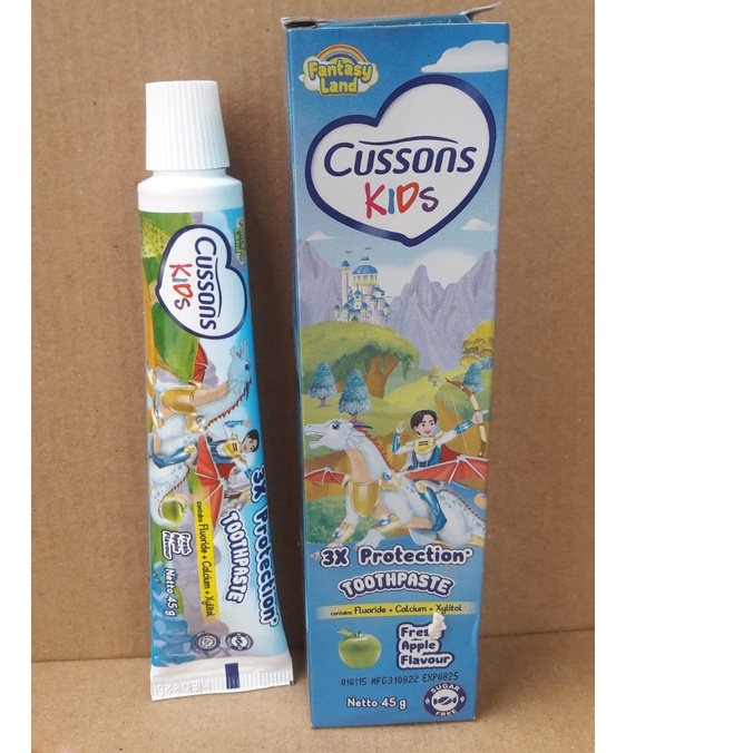 Jual Cusson Kids Toothpaste Dragon Apple - Pasta Gigi Anak 45g | Shopee ...