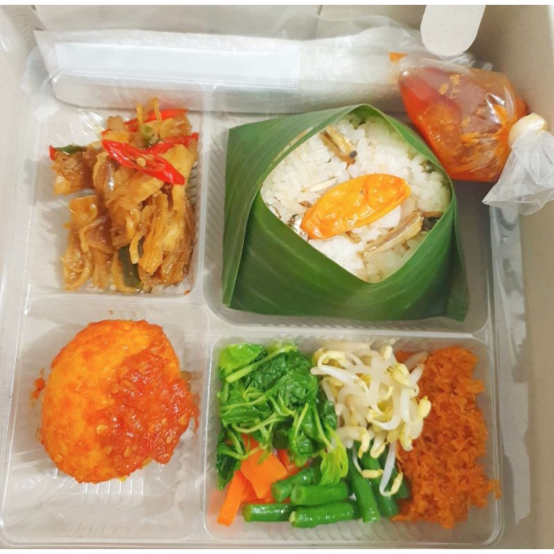 Jual Nasi box/paket Nasi liwet komplit | Shopee Indonesia