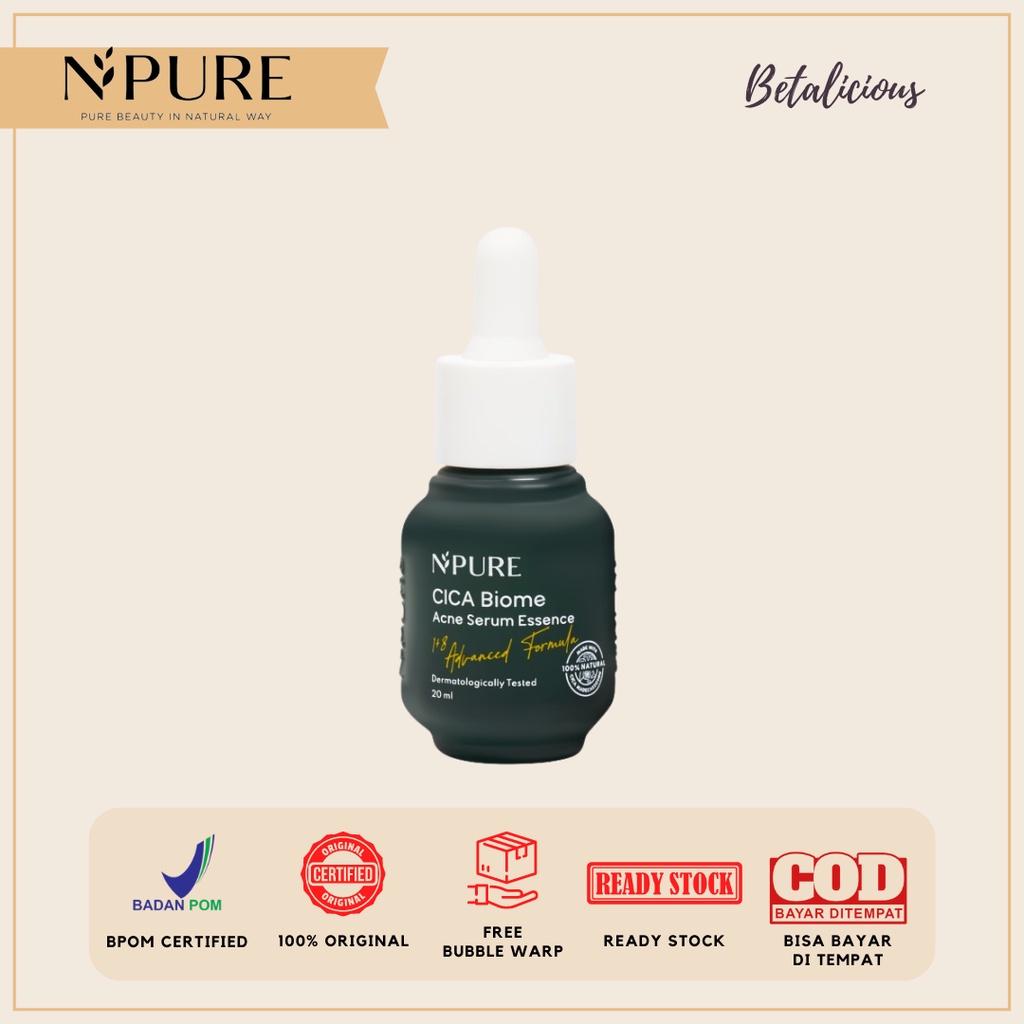 Jual NPURE Cica Biome Acne Serum Essence 20ml | Shopee Indonesia