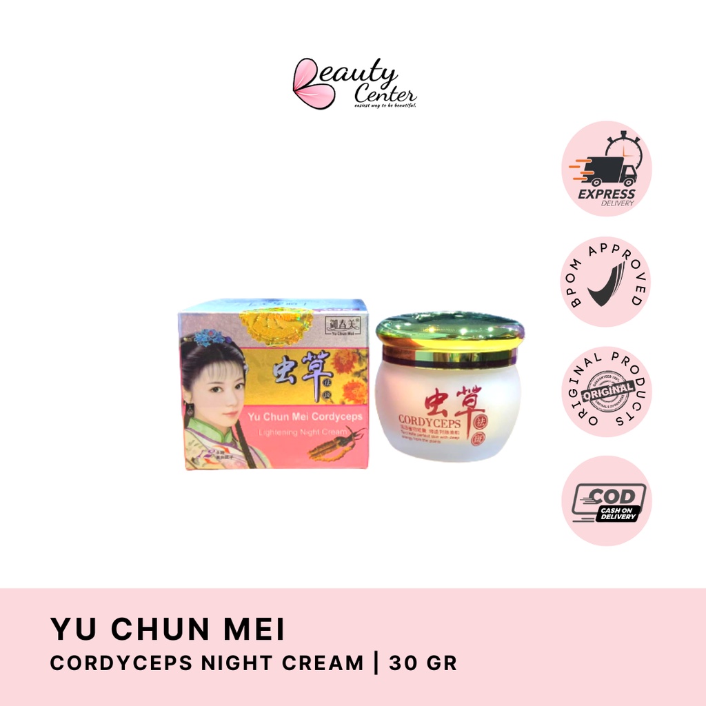 Jual [MALAM] YU CHUN MEI Cream NIGHT / Cream Cordyceps / ORIGINAL DAN ...