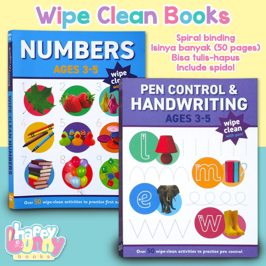 Jual [NPP] Wonder of Learning Numbers / Pen Control & Handwriting Wipe ...