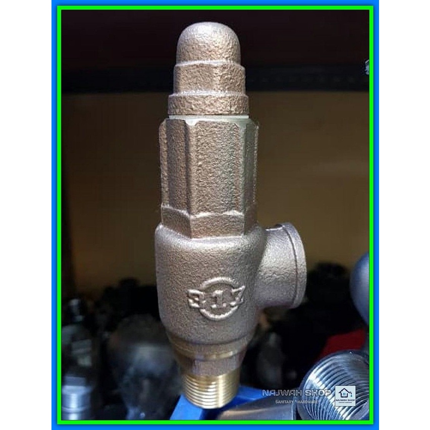 Jual Pressure Safety Valve 2" inch Brand 317 Kuningan Brass Murah ...